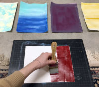 Color TRACK: Lesson 3, Painted Paper Collage · Art Prof