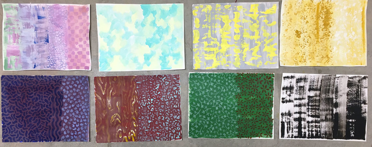 Color TRACK: Lesson 3, Painted Paper Collage · Art Prof