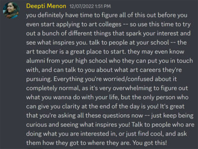 Community on Discord · Art Prof