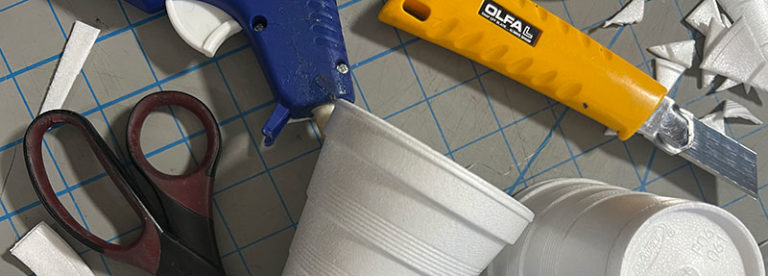 Styrofoam Cup Sculptures: Step by Step Demo · Art Prof