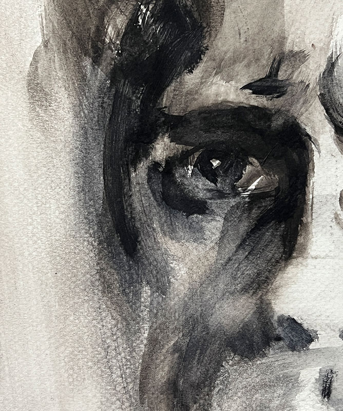 Liquid Charcoal Drawing · Art Prof