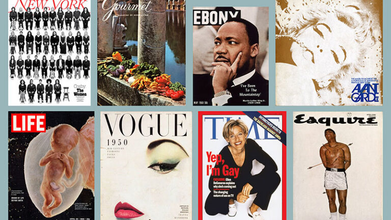March 2026: Cover for a Fake or Real Magazine · Art Prof